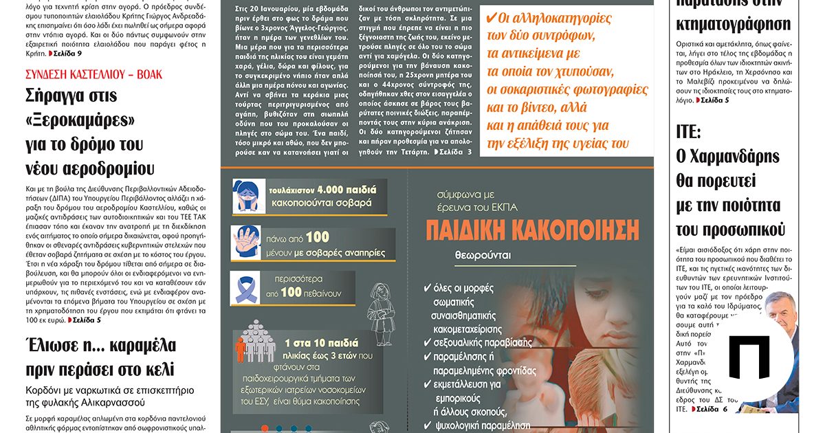 Πρωτοσέλιδο ΠΑΤΡΙΣ 28/1/2025 - PATRIS.GR