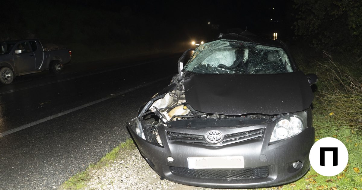 Σφοδρή σύγκρουση δύο οχημάτων στον κόμβο Σκαλανίου - τραυματίστηκε μια ...