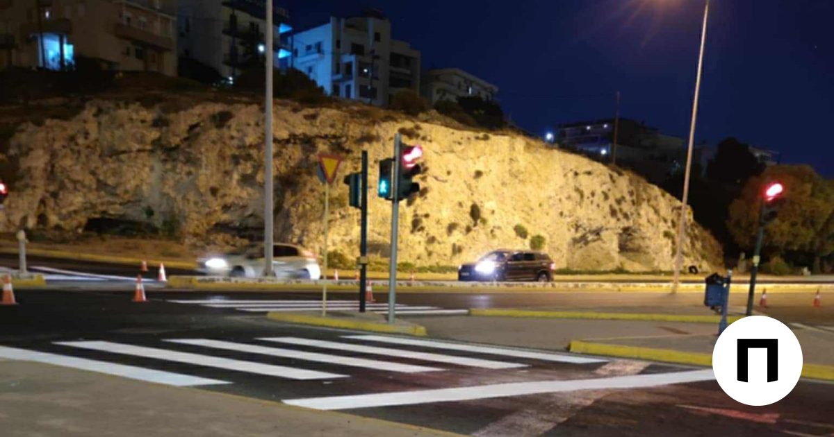 Ξεκίνησαν οι εργασίες επαναδιαγράμμισης στον Ηράκλειο - PATRIS.GR